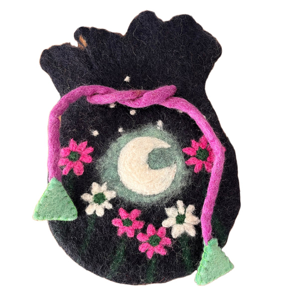 Felt Fairy Toys | Magic Potion Pouch | The Crescent Moon